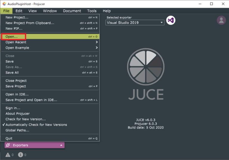 JUCEでアプリケーション開発、MIDI入出力を備えた初歩のプラグイン作成 | ぱんだクリップ