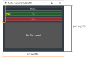 JUCEプログラミング、Draw audio waveforms 2 | ぱんだクリップ